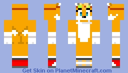 (Sonic Riders) Tails Minecraft Skin