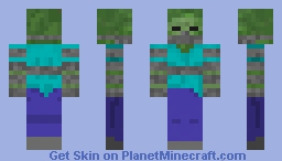 Zombies Overhaul: Iron Zombie Minecraft Skin