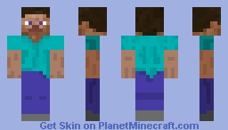 Reverse Steve Minecraft Skin