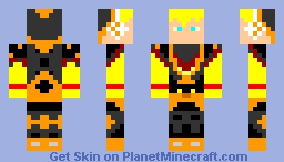 fire jacket Minecraft Skin