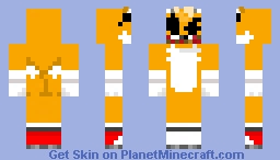 (Sonic2.exe) Tails Minecraft Skin