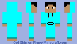 niebieski chlopak Minecraft Skin