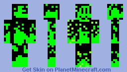 the green demon Minecraft Skin