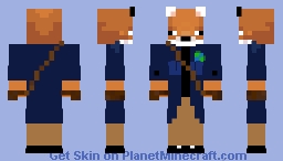 Explorer Fox Minecraft Skin