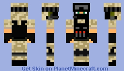 Desert Soldier Minecraft Skin