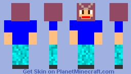 blue Minecraft Skin