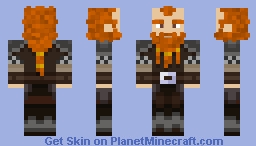 Elderly Dwarf Minecraft Skin