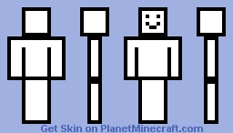 simple outlined skin Minecraft Skin