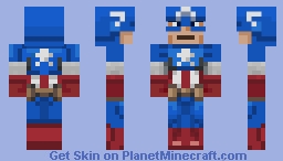 Captain América (Marvel avengers skin pack) Minecraft Skin
