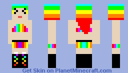 rainbow Minecraft Skin