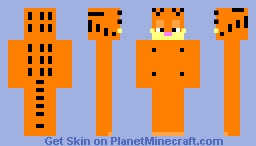 garfield skin Minecraft Skin
