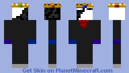man with crown Minecraft Skin