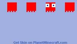 PAC MAN GHOST Minecraft Skin