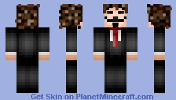 curly man Minecraft Skin