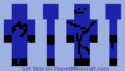 mr blue Minecraft Skin