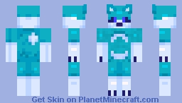 Blue Furry Minecraft Skin