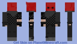 red skull Minecraft Skin