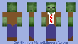 plants vs zombies basic zombie Minecraft Skin