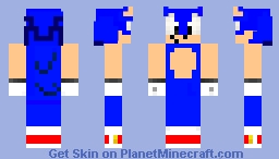 Sonic Minecraft Skin