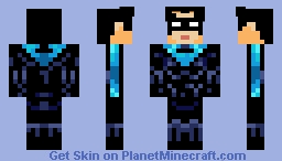 Nightwing. Minecraft Skin