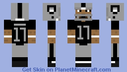 Davante Adams Las Vegas Raiders NFL Minecraft Skin