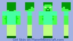 Green Steve Minecraft Skin