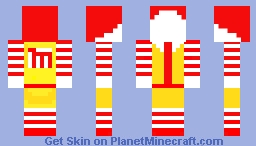 Ronald mc donald Minecraft Skin