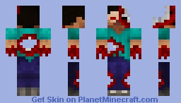 Distorted Easter Bunny Minecraft Skin