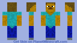 Real Basic Steve Minecraft Skin