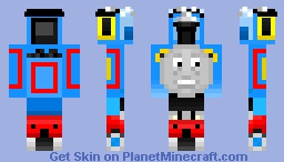 Thomas the tank engine (Not mine) Minecraft Skin