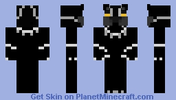 Black Panther (Pink Panther) Minecraft Skin