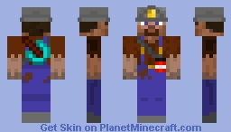 Miner Steve 2 Minecraft Skin