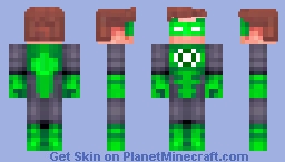 Green Lantern - Hal Jordan Minecraft Skin