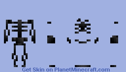 Headless skeleton Minecraft Skin