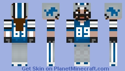 Dan Campbell ~ Detroit Lions Minecraft Skin