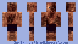 Burned Male Damaged Minecraft Skin