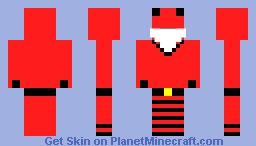 santa crayfish Minecraft Skin