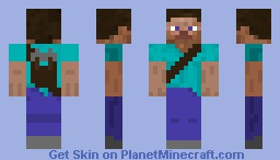 Steve with arrow pack Minecraft Skin
