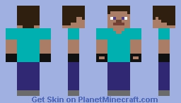 Simple Steve with gloves Minecraft Skin