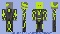 Green lighting Minecraft Skin