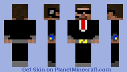 Agent Steve Minecraft Skin