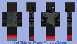 steve as a ender demon Minecraft Skin