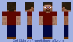 steve finally changes clothes Minecraft Skin