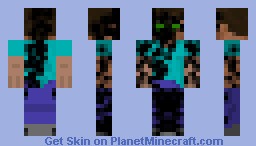 Steve Cyborg #1 Minecraft Skin