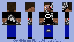 Steve Cyborg Minecraft Skin