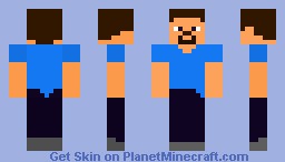 Minecraft Logo Steve Minecraft Skin