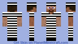steve prisoner Minecraft Skin