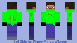 steve with a turtleneck jumper Minecraft Skin