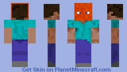 Steve Wearing a Mask Minecraft Skin