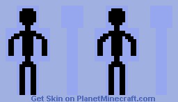Stick Person Minecraft Skin